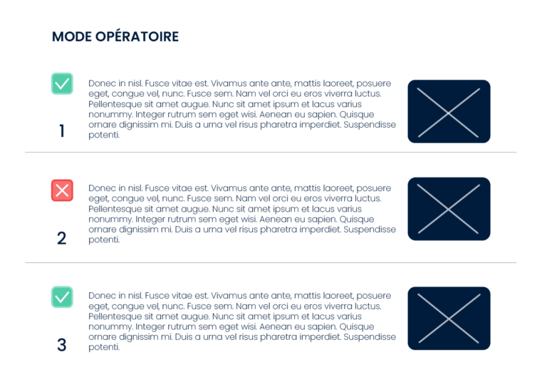 Différence entre procédure, processus et mode opératoire